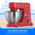 Midea 5-Quart Tilt-Head Stand Mixer, 300W Kitchen Electric Mixer with ...