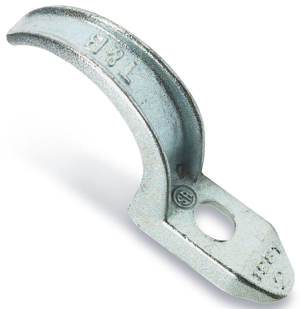 Thomas & Betts 1283, Conduit Strap, 3In Electrogalv Iron Pipe Strap, 1 ...