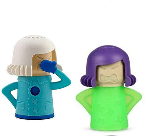 Angry Mama Microwave Steam Cleaner and Cool Mama Fridge Odor Absorber ...