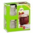 Ball Collection Elite Glass Jam Jars, Half-Pint, Regular Mouth, Lids ...