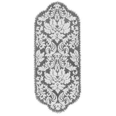 Heritage Lace HD-1449CG Damask 14 x 49 in. Runner, Colonial Gold ...