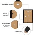 4x6 Picture Frame Set of 12, Black Picture Frames Display 4 by 6 Photo ...