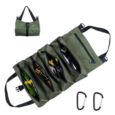 Tool Bag Heavy Duty Tool Roll up Bag Tool Organizer Portable Tool ...