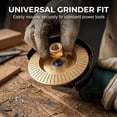 Borikise Angle Grinder Polishing Pad, Wood Carving Disc Set for 4" & 4 ...