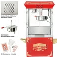 Popcorn Machine with Cart – 8oz Popper with Stainless-Steel Kettle ...