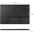Fintie Store Ultra-Thin Wireless Bluetooth Keyboard with Built-in Multi ...