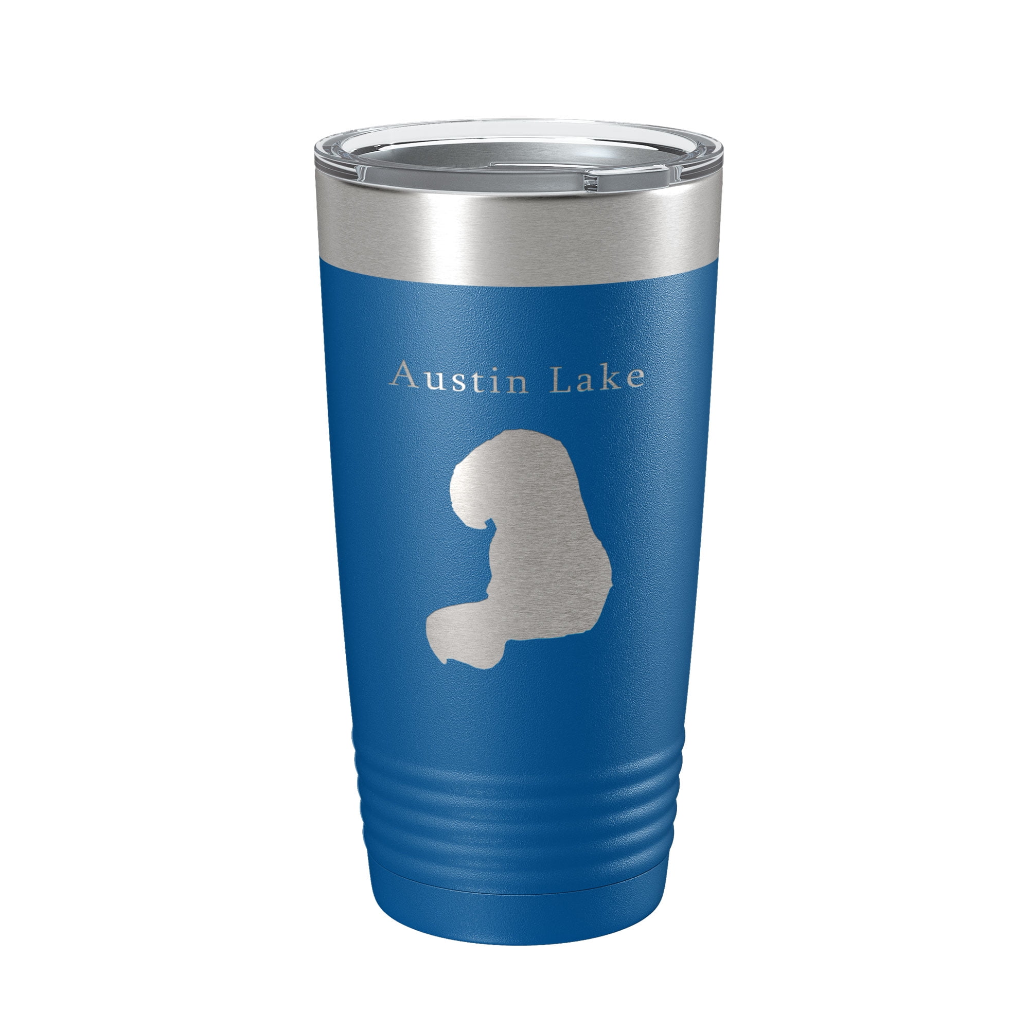 Austin Lake Map Tumbler Travel Mug Insulated Laser Engraved Coffee Cup ...