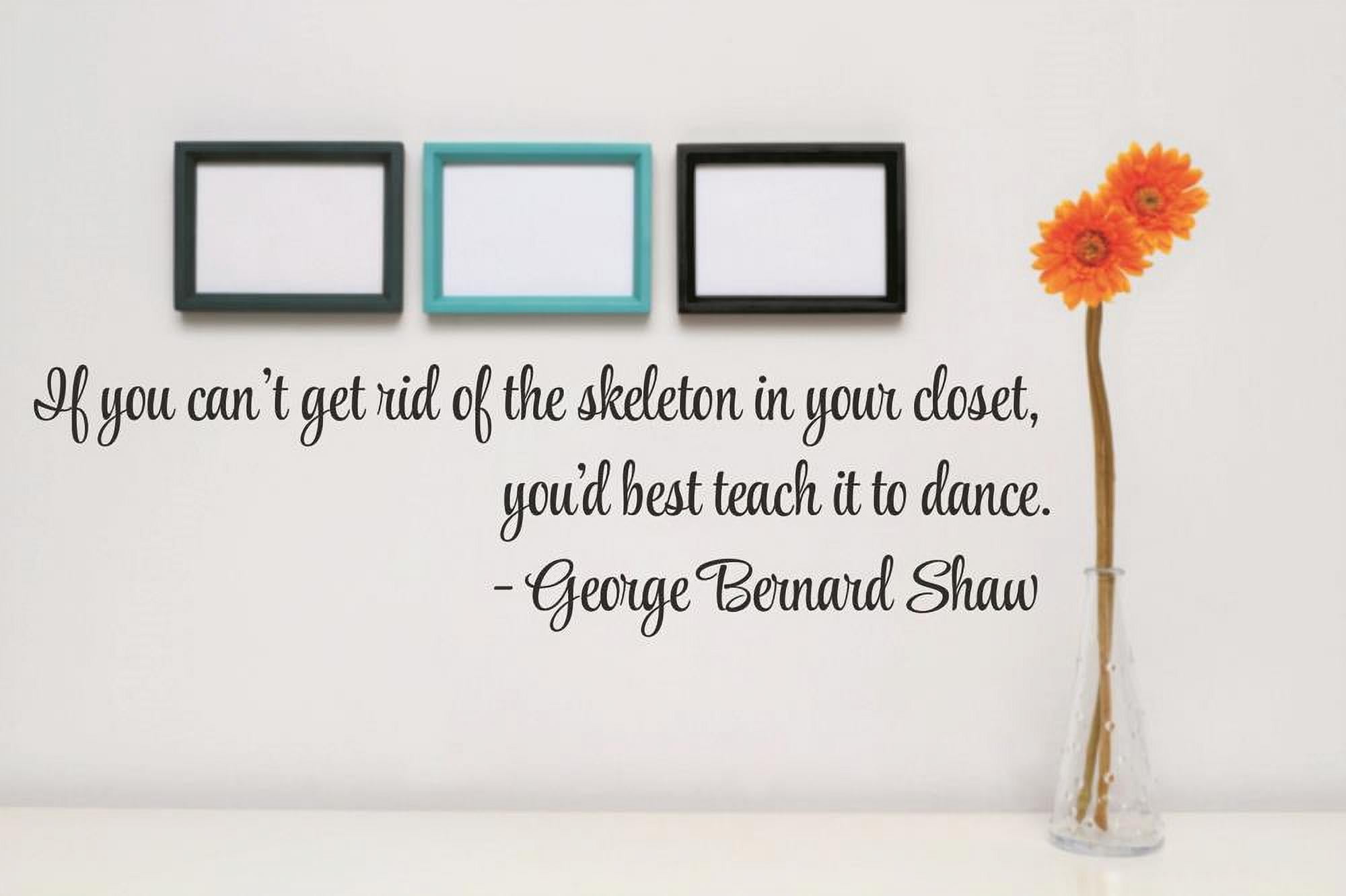 Vinyl Wall Decal Sticker : If you can't get rid of the skeleton in your ...