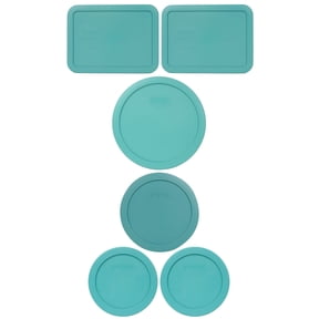 Pyrex Multi-Color Replacement Lids Set - (2) 7200-PC 2-Cup, (1) 7201-PC ...