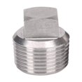 BDKWID-Metalwork 304 Stainless Steel Pipe Fitting, Solid Square Head ...