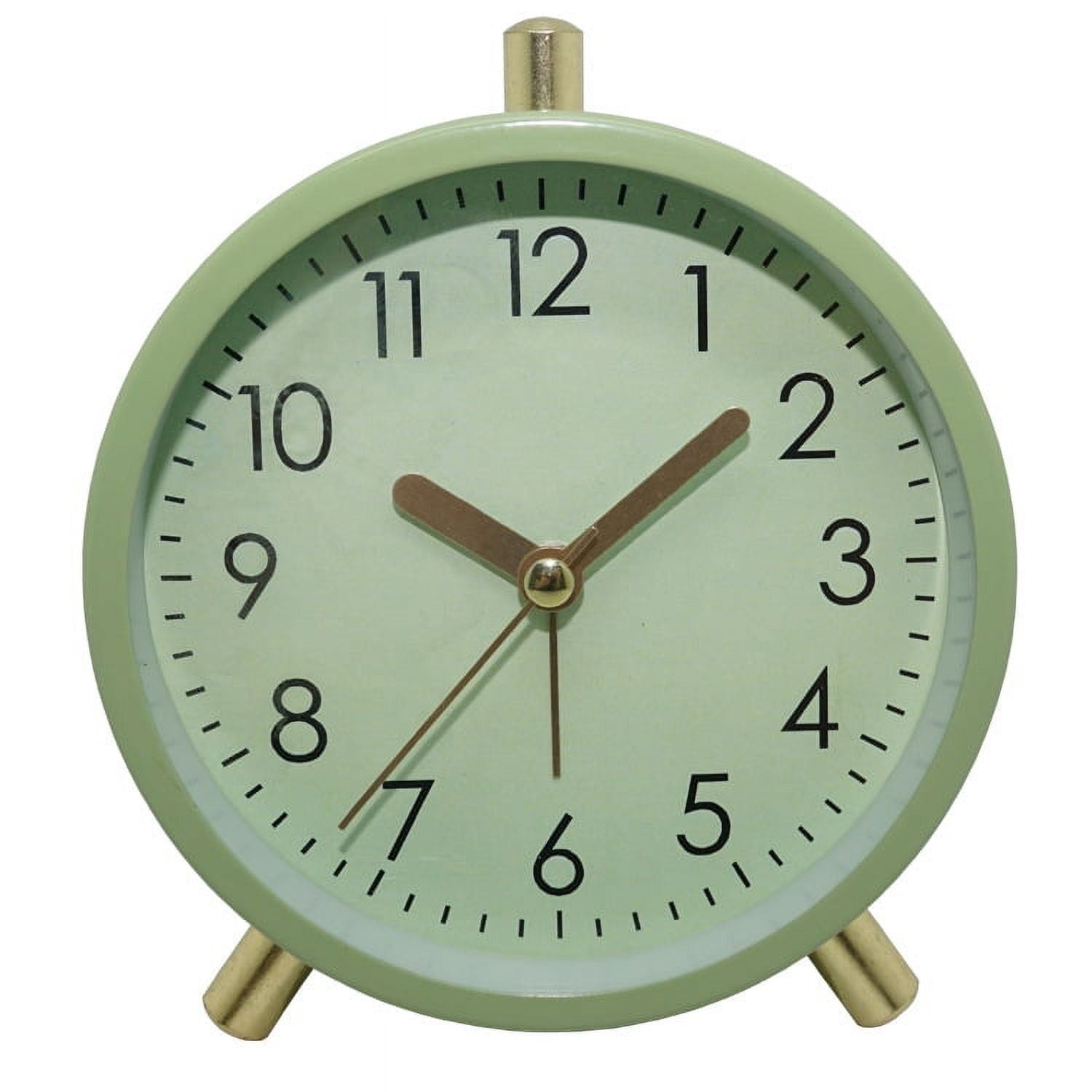 Despertador Reloj despertador analógico de cabecera de 4,5 "para ...