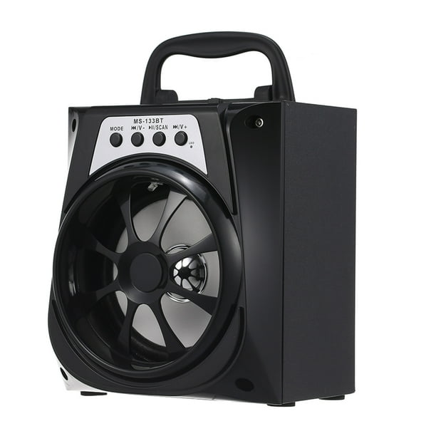 MS-133BT Bocina Portátil, Bocina Bluetooth Inalámbricos con Luz LED de ...