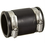 Fernco P1059-22 2-Inch by 2-Inch Rubber Flexible Coupling Repair Fitting - Walmart.com