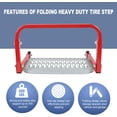 Folding Heavy Duty Tire Step for Truck, SUV and RV Adjustable Tire ...
