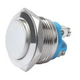 CAIJIEXI Button Switch 12-24V 19mm Metal Waterproof Push Button ...