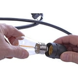 Sterno Home Edison Bulb Patio Outside LED String Lights, Vintage-Style ...