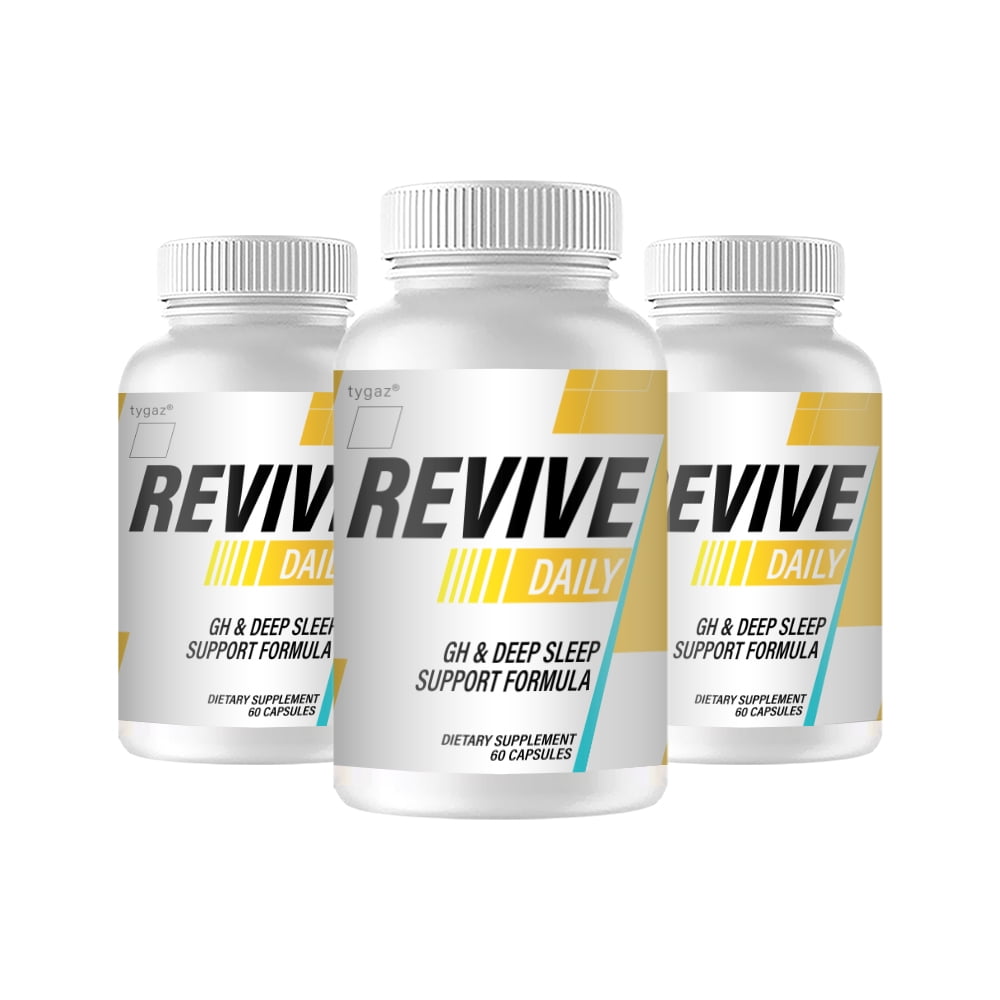 (3 Pack) Revive Daily - Revive Daily Night Time Deep Sleep Support ...