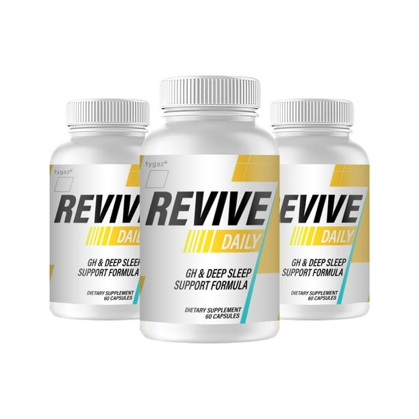 (3 Pack) Revive Daily - Revive Daily Night Time Deep Sleep Support ...