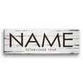 Family Name Personalized 6x18 Canvas - Walmart.com