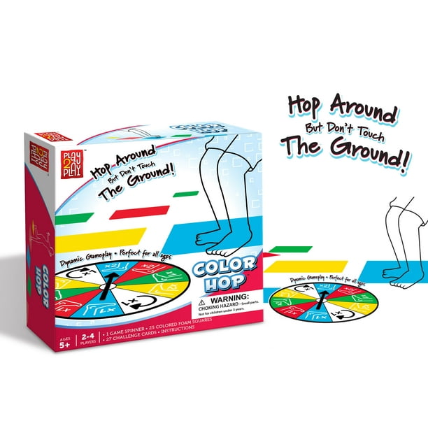 Play 2 Play Color Hop Board Game, Novelty Game for 2 to 4 Players ...