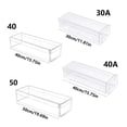 Clear Acrylic Tiramisu Rectangular Sweet Treat Container Cake Box With ...