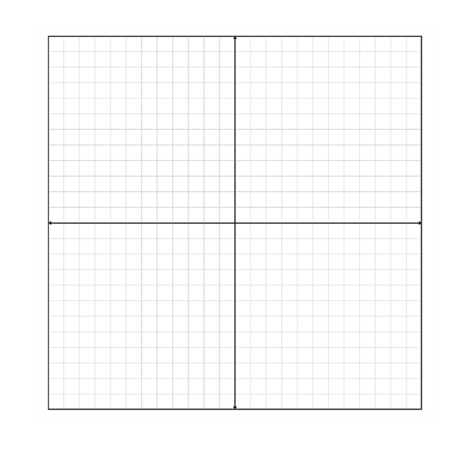 Coordinate Plane Graph Paper Printable