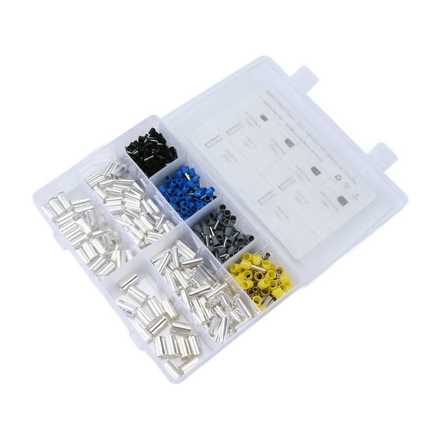 Crimp Terminal,440pcs Wire Ferrules Kit Cord Ferrules Terminal Kit Wire ...