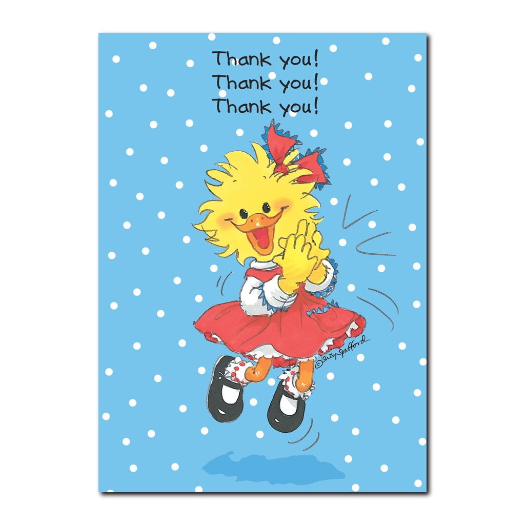 Suzy Clapping Thank You Greeting Card - Walmart.com