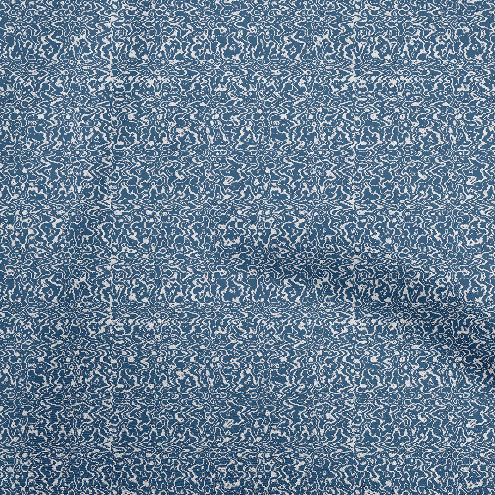 oneOone Silk Tabby Teal Blue Fabric Block Craft Projects Decor Fabric ...