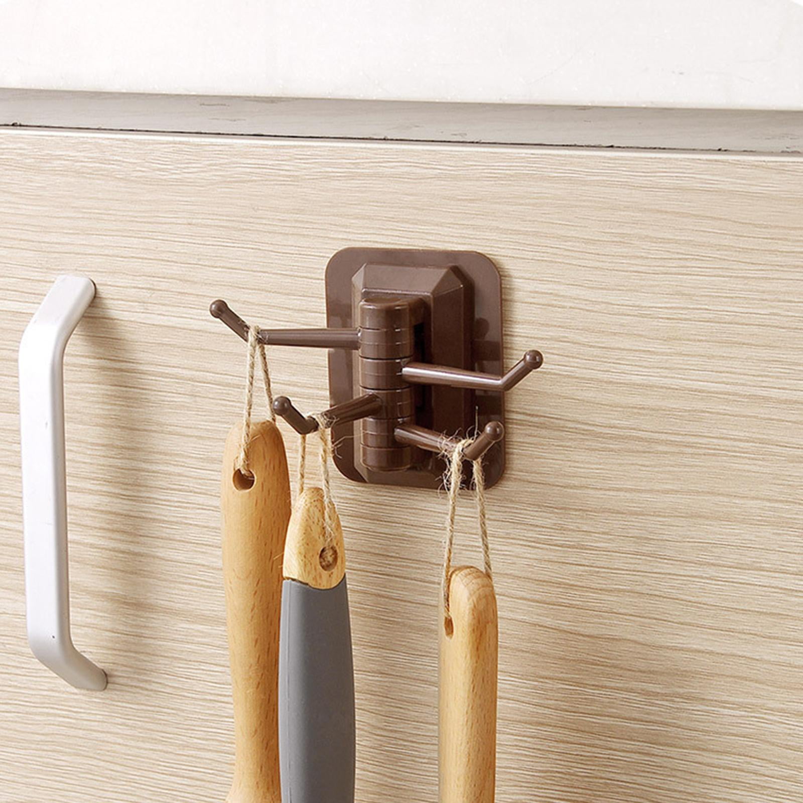 Bathroom Towel Hooks Kitchenware Mounted Utensils Hats Hanger Kitchen ...