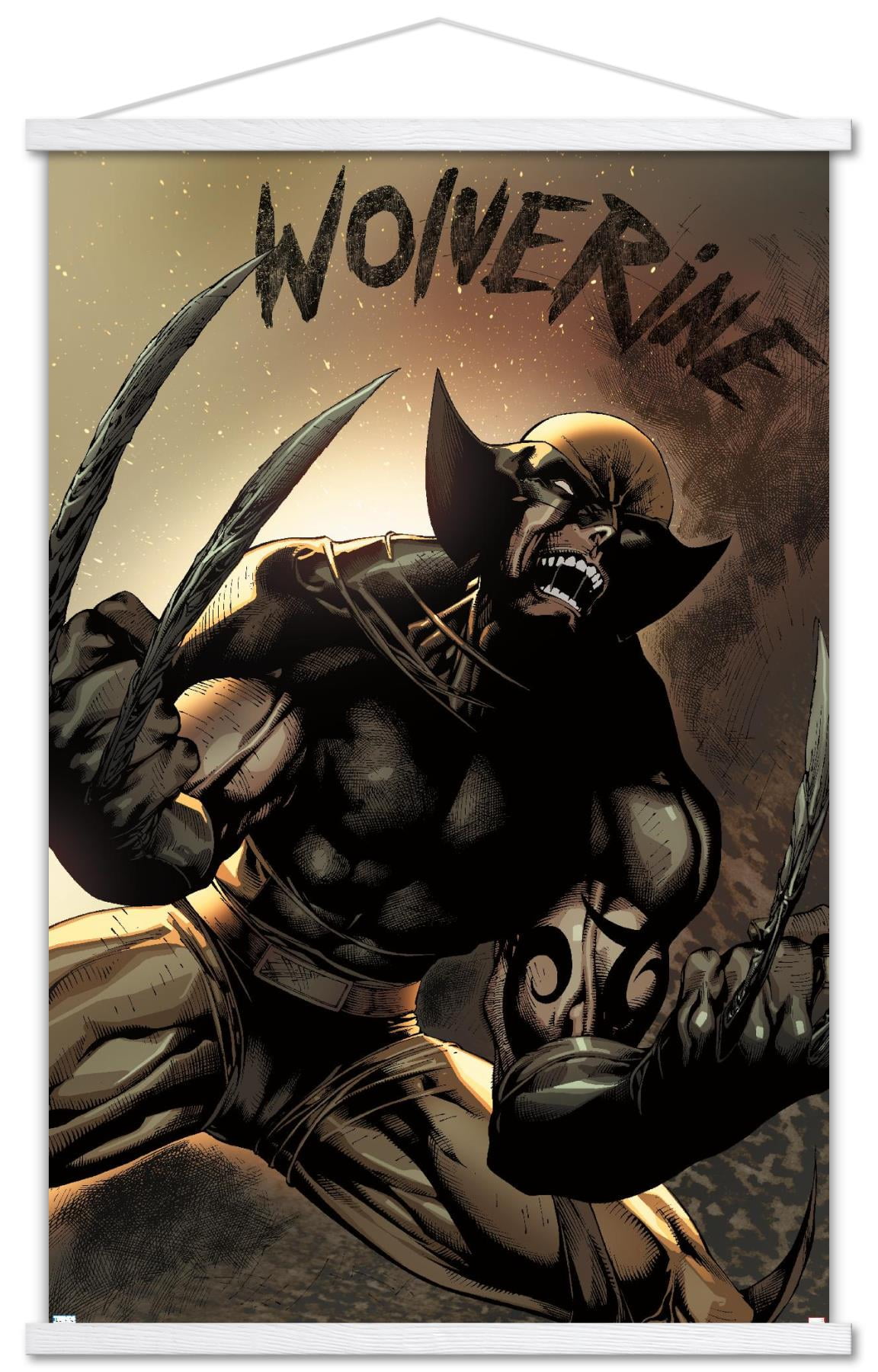 Marvel Comics - Wolverine - Dark Wolverine #80 Wall Poster with Wooden ...