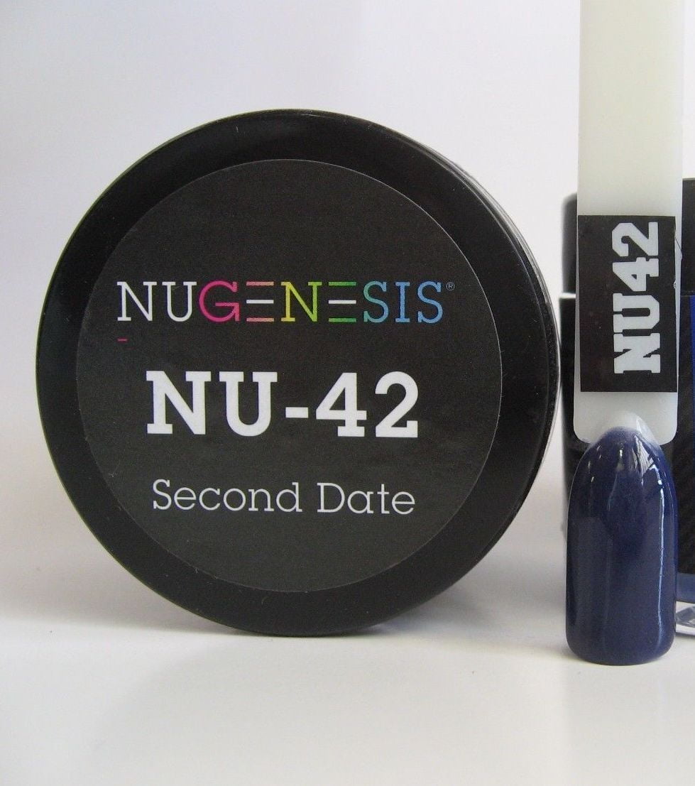 NUGENESIS Nail Color Dip Dipping Powder 1oz/jar - NU42 Second Date ...