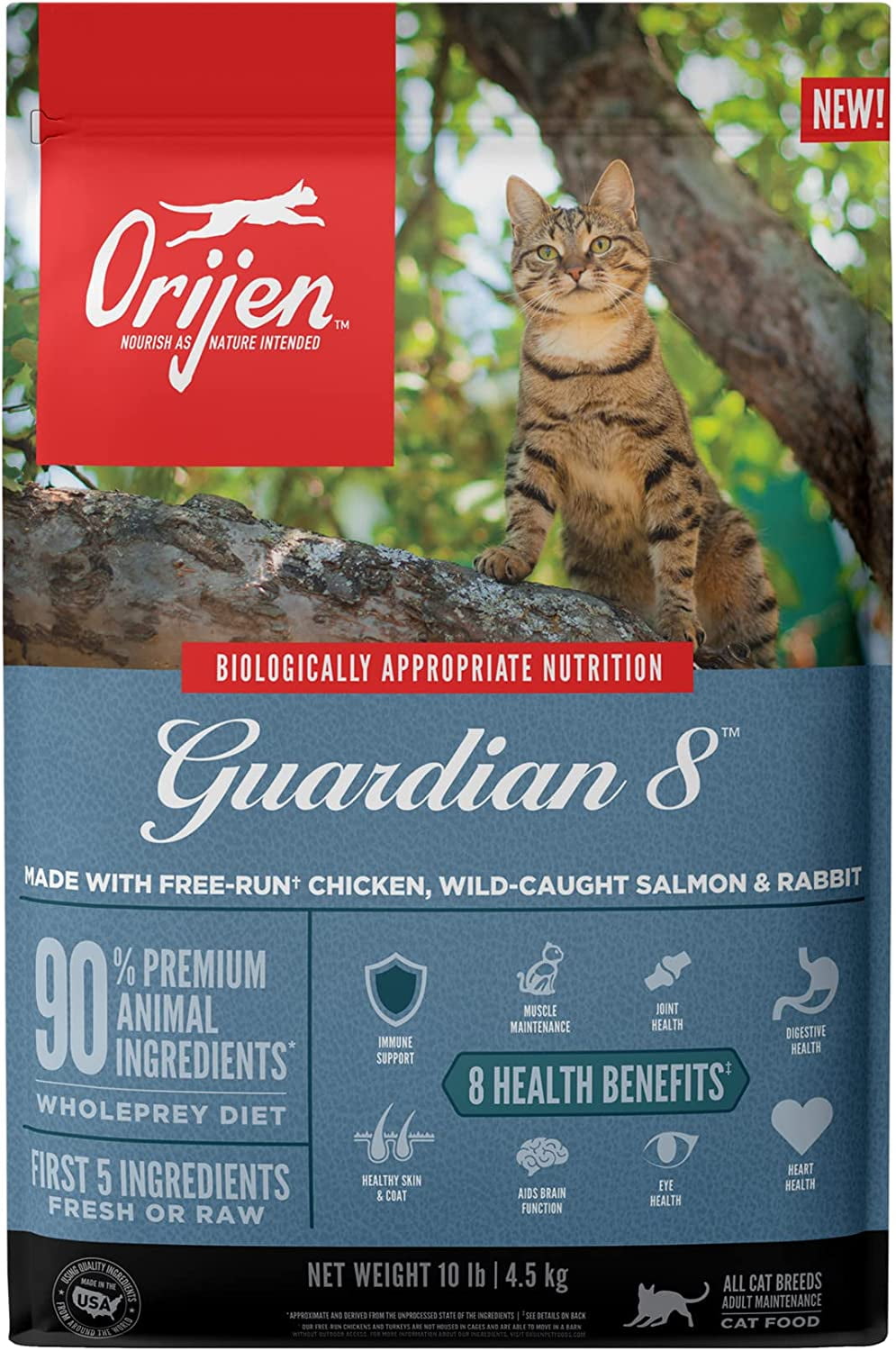 ORIJEN® Dry Cat Food, Grain Free, Premium, High Protein, Fresh & Raw ...