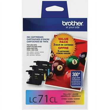 Brother Genuine LC-75 (LC75BK, LC75C, LC75M, LC75Y) High Yield Ink ...