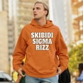 Skibidi Sigma Rizz Unisex Hoodie Funny Goat Gyatt Meme Zoomer Viral ...