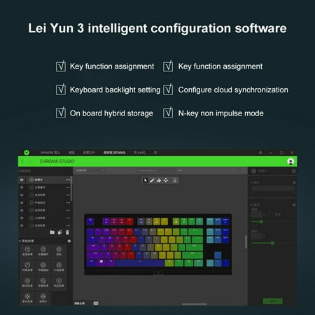 Razer V3 Keyboard Household Gamer Key Boards Simple RGB Lighting ...
