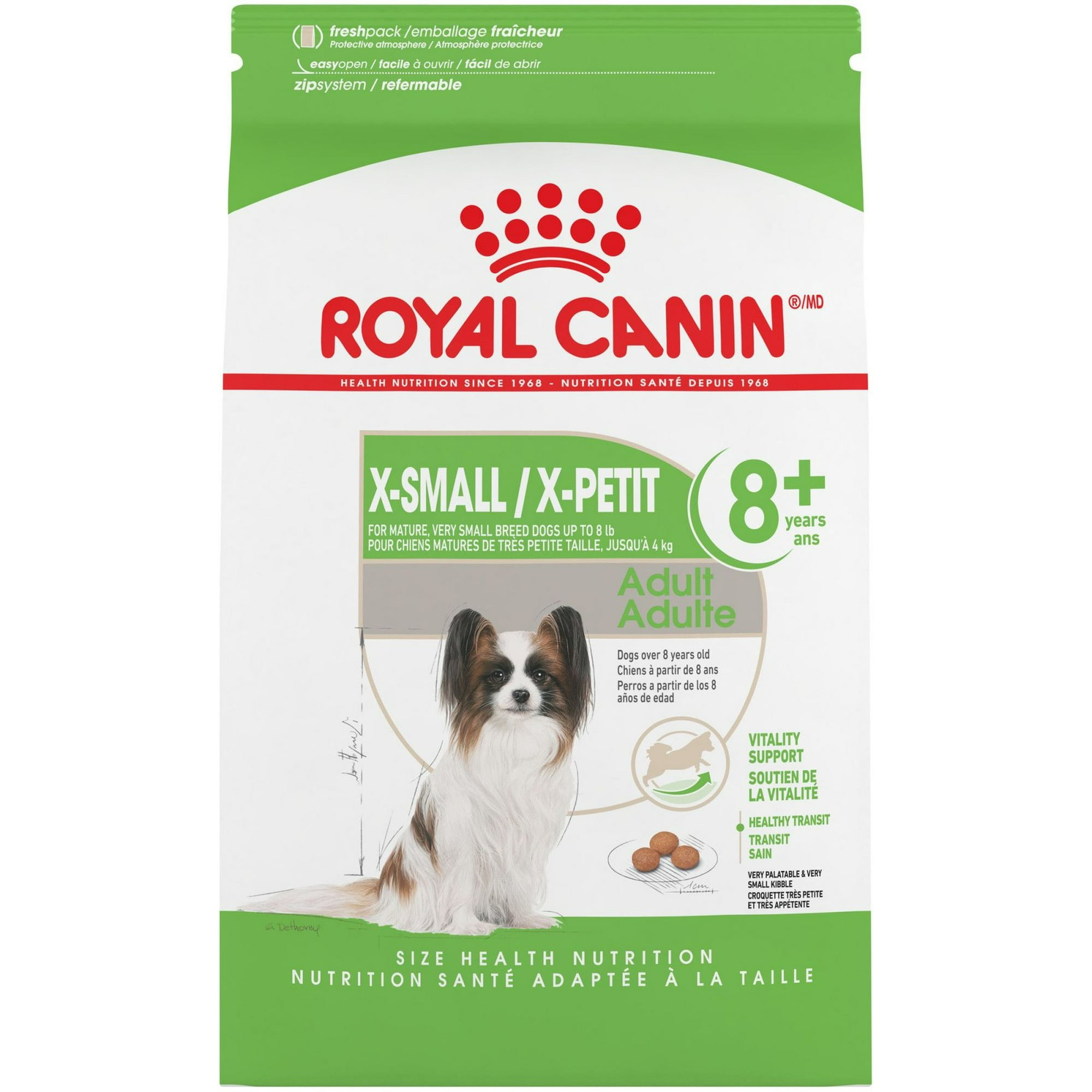 Click here for Royal Canin Size Health Nutrition X-Small Adult 8+... prices