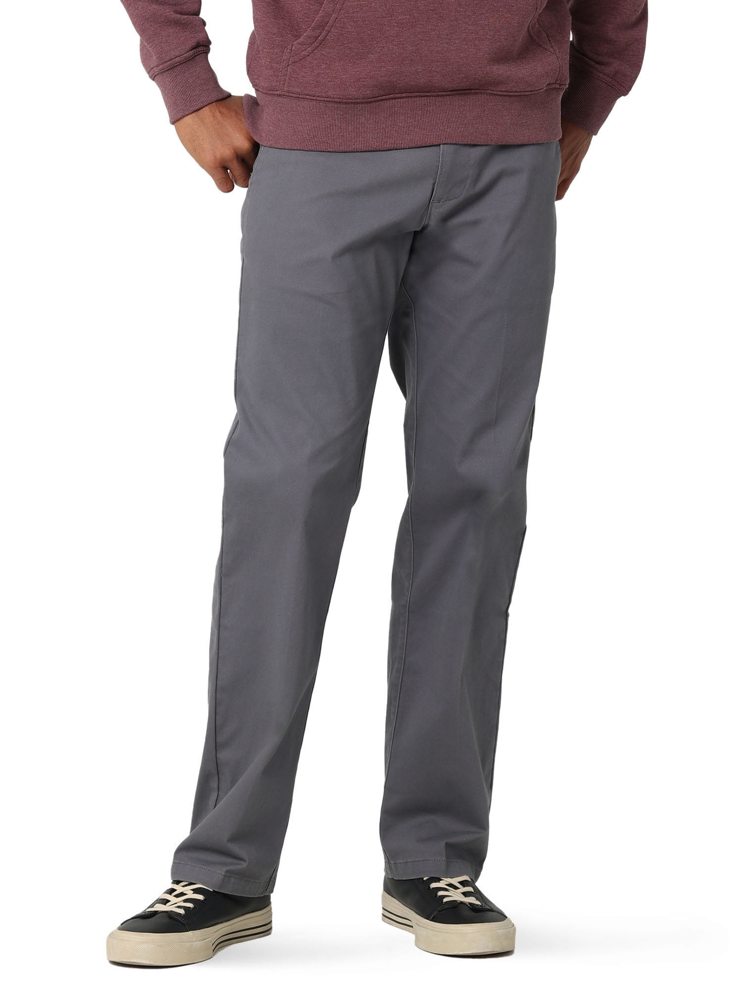 Lee Men’s Extreme Comfort Flat Front Pant - Walmart.com