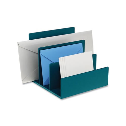 Plastic Incline Mail Sorter 3 Sections, Letter Size Files, 6.3 x 6.3 x ...