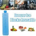 Freezer Ice Blocks Cool Cooler Pack Bag Freezer Picnic Travel Reusable ...