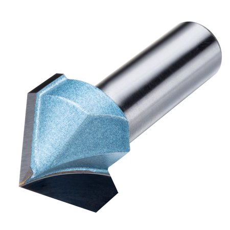 1/2" x 1" 90 Degree TCT 2-Flute V Type Grooving V-Groove Router Bit ...