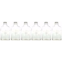 200 ml Glass Flask With Poly Seal Cap-6 Count - Walmart.com
