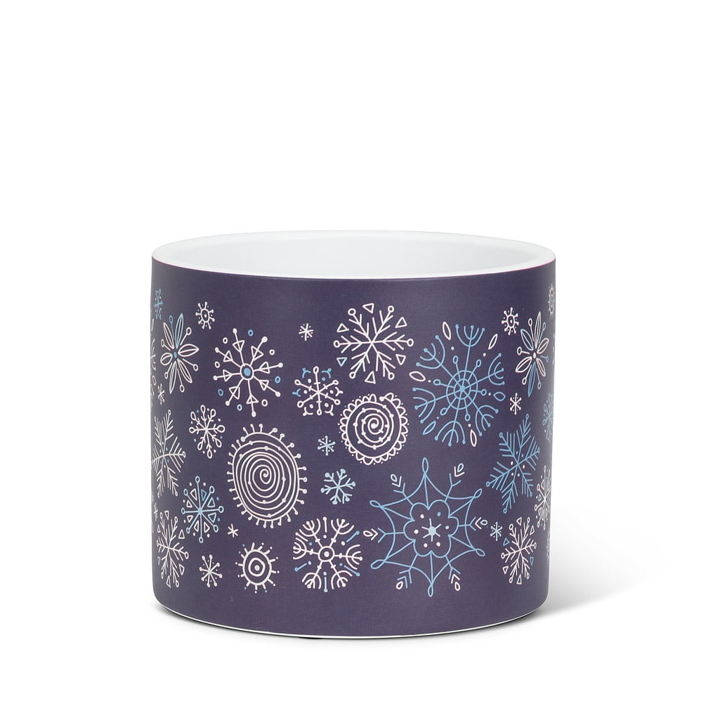 Set of 6 Small Modern Snowflakes Planter - Walmart.com