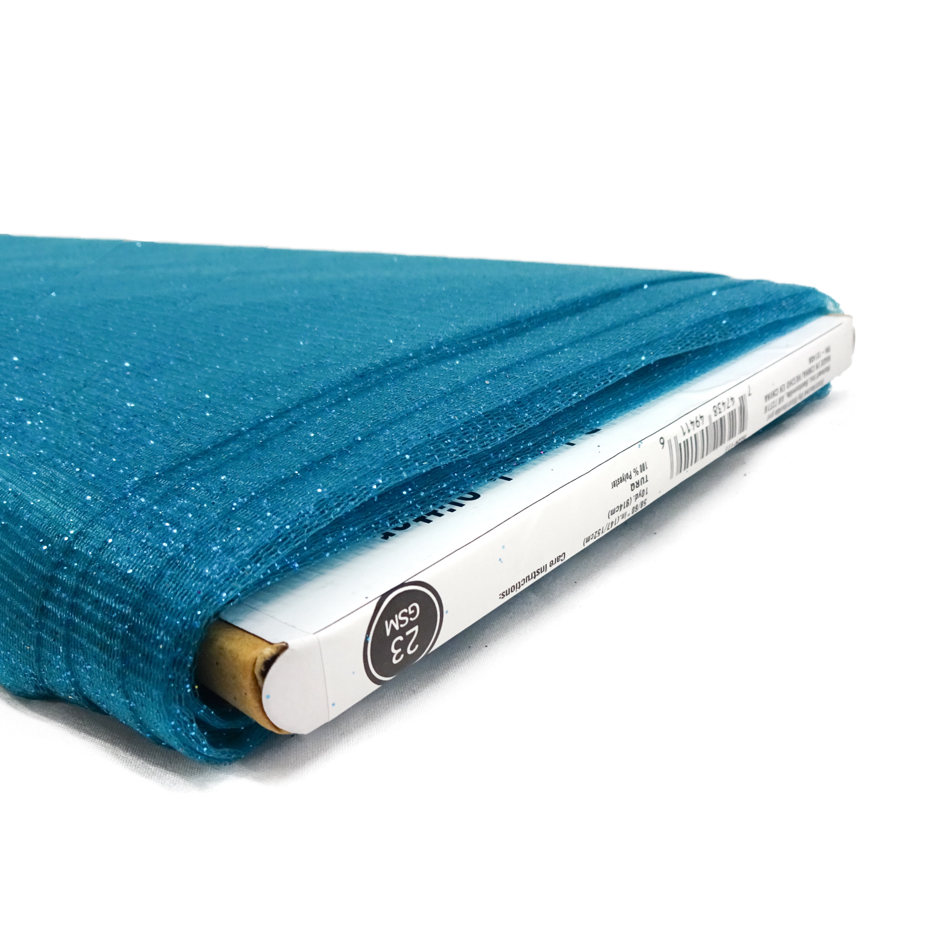 Shason Textile 60" Polymesh Glitter Fabric by the Yard, Turquoise ...