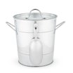 BREKX Insulated Mini Iceberg Ice Bucket with Lid & Scoop, Stainless ...