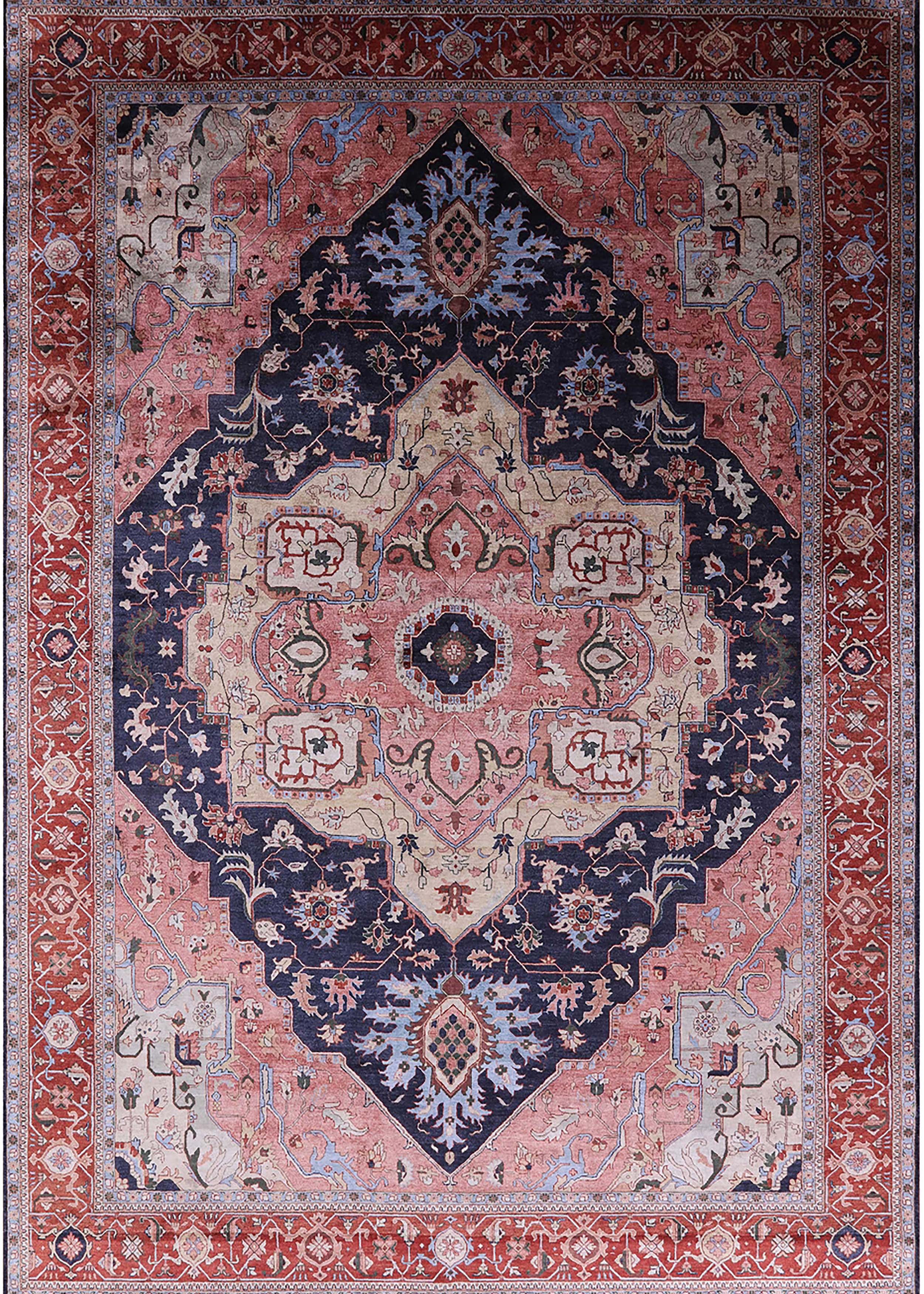 Ahgly Company Machine Washable Indoor Rectangle Industrial Modern ...