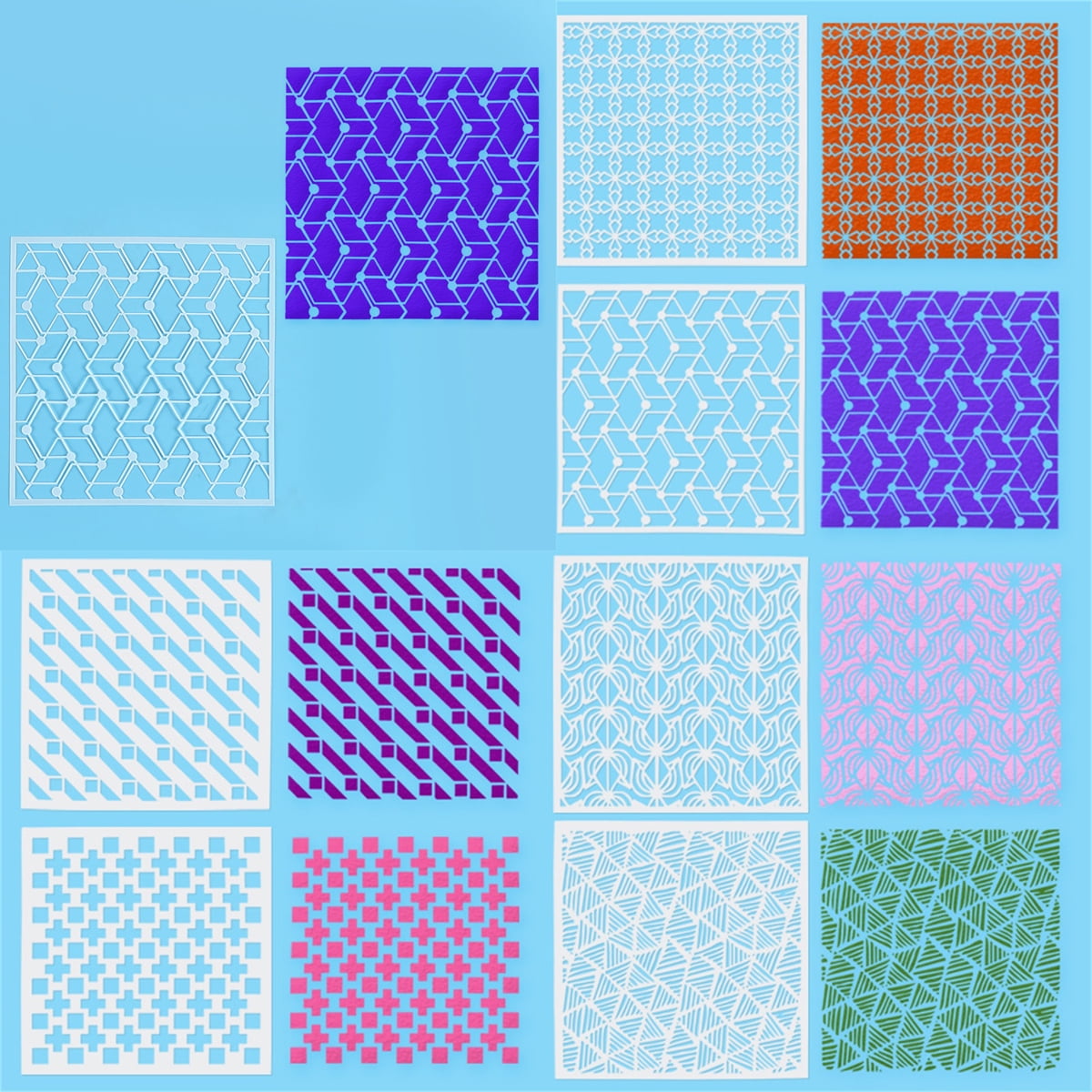 Cheers US Cookie Stencil Cake Decorating Stencils Mold Plastic ...