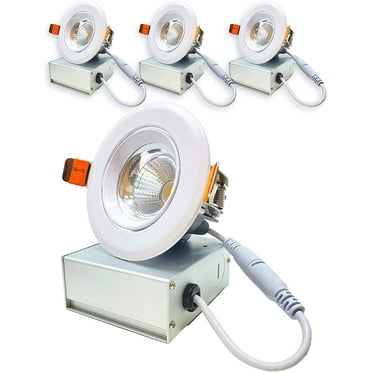 Light Blue USA 3 Inch Round COB LED Recessed Downlight with LED Driver ...