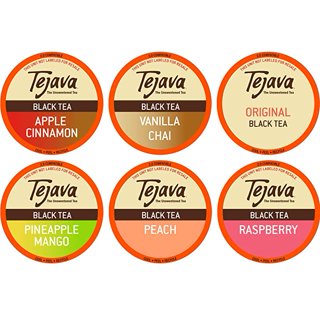 Tejava Unsweetened Pineapple Mango Flavored Black Tea | 12 Pack | 16.9 ...
