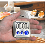 Etradewinds Elegant Stainless Steel Digital Kitchen Timer (PlumBerry ...